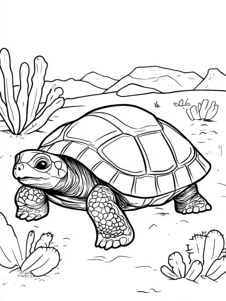 Vivid 20+ Desert Coloring Pages for Kids 🏜️🎨 - Coloringpagesforkids.net