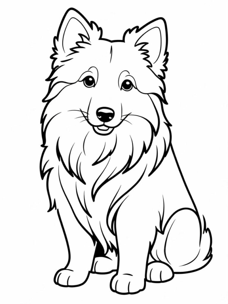 Más de 30 páginas para colorear de perros: perfectas para niños amantes ...