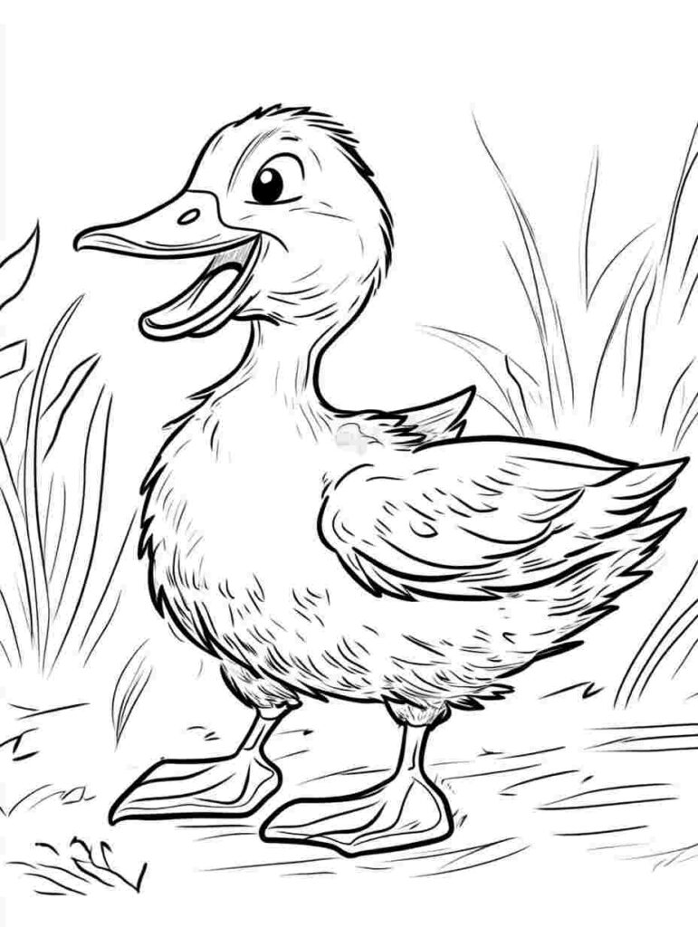 Discover 30+ free duck coloring pages for kids - Coloringpagesforkids.net