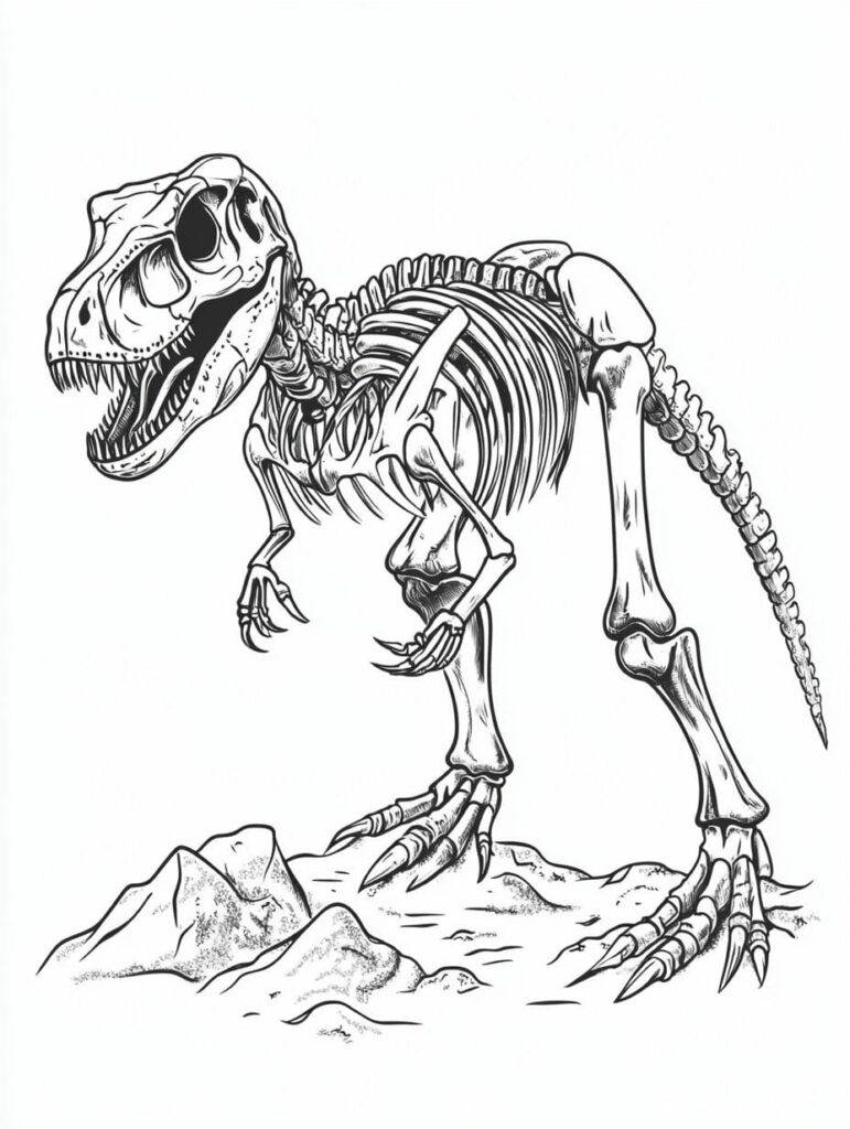 20+ T-Rex dinosaur coloring pages - Coloringpagesforkids.net