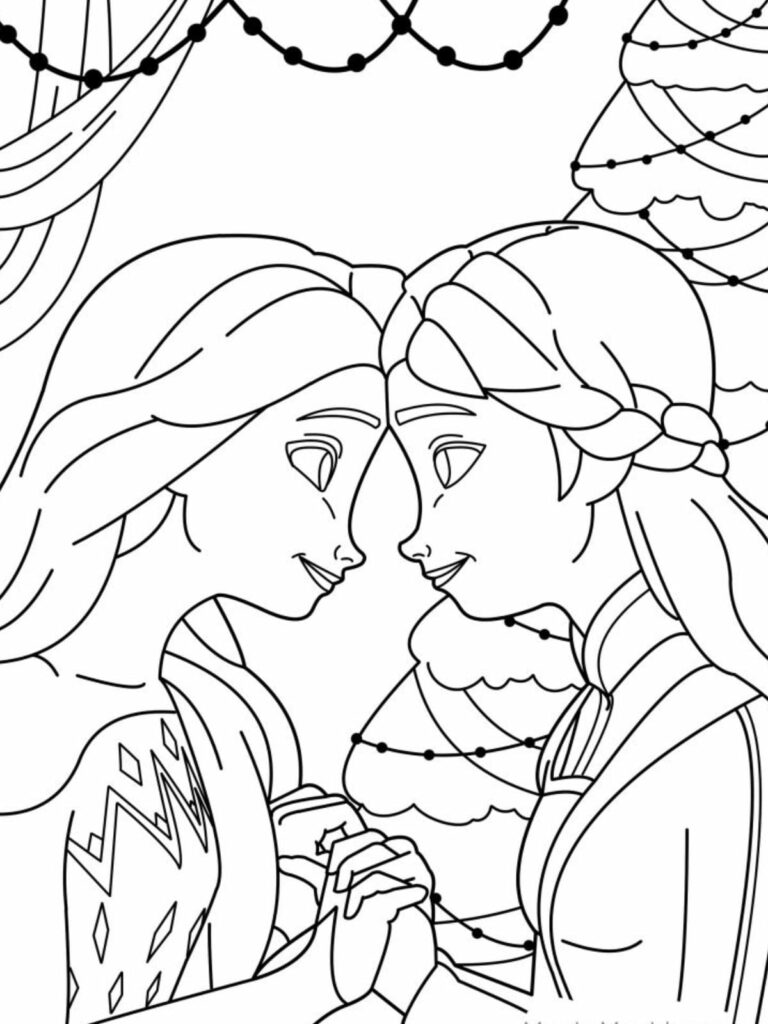 20 pagine da colorare gratuite di Elsa che i bambini adoreranno 🎨 ️ ...