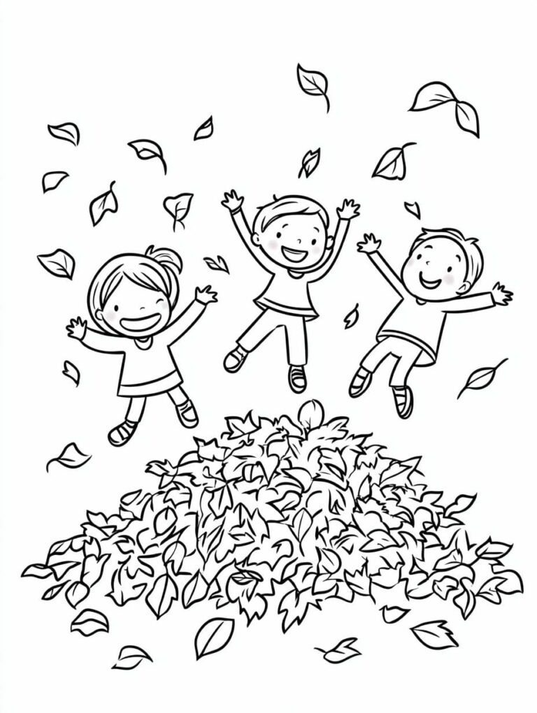 Cozy fall coloring pages for kids 🍂🎨 - Coloringpagesforkids.net