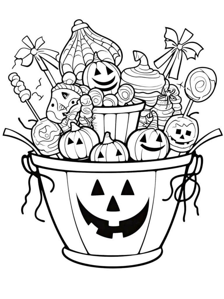 List of 70+ Free Halloween Coloring Pages For Kids 👻🎃 ...
