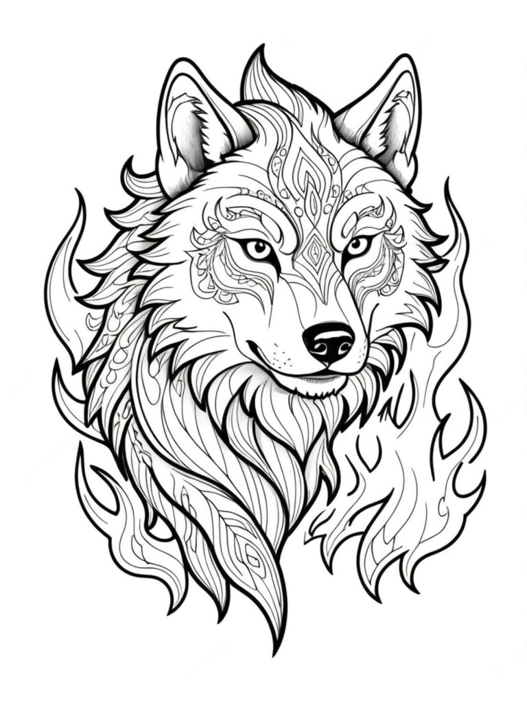 Top 30+ free wolf coloring pages for fun 🎨🐺 - Coloringpagesforkids.net