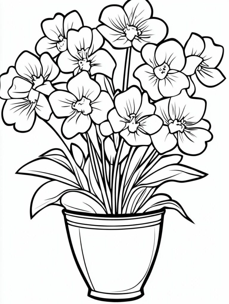 100+ Free PDF Plant Coloring Pages - Coloringpagesforkids.net