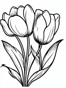Top 20+ beautiful flower coloring pages 🌸🖌️ - Coloringpagesforkids.net