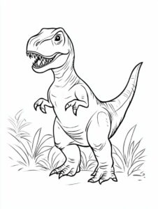 20+ T-Rex dinosaur coloring pages - Coloringpagesforkids.net