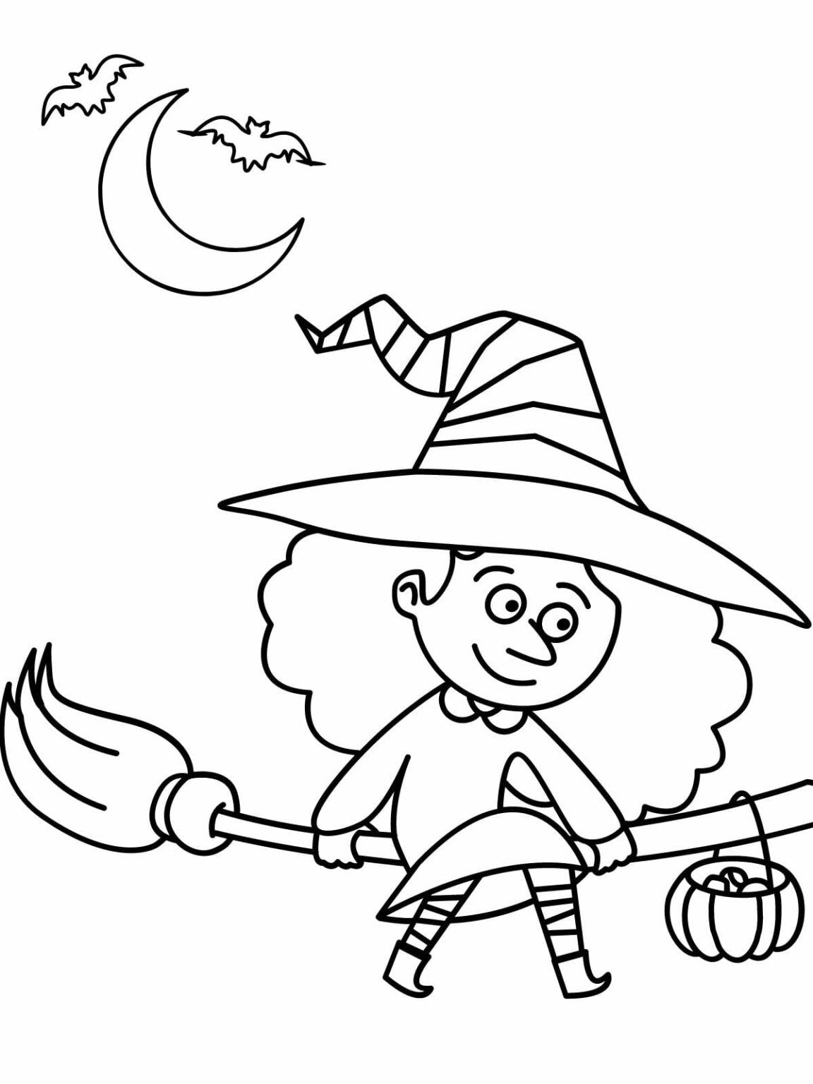 Las 28 mejores páginas para colorear de brujas de Halloween más ...