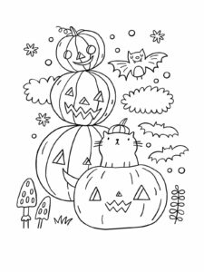 List of 70+ Free Halloween Coloring Pages For Kids 👻🎃 ...
