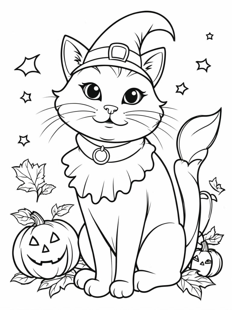 Best 50+ Free Printable Cat Coloring Pages For Kids 🐱🎨 ...