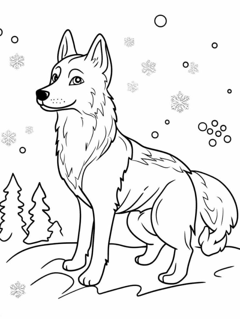 Colección de más de 30 páginas para colorear de husky para imprimir ...