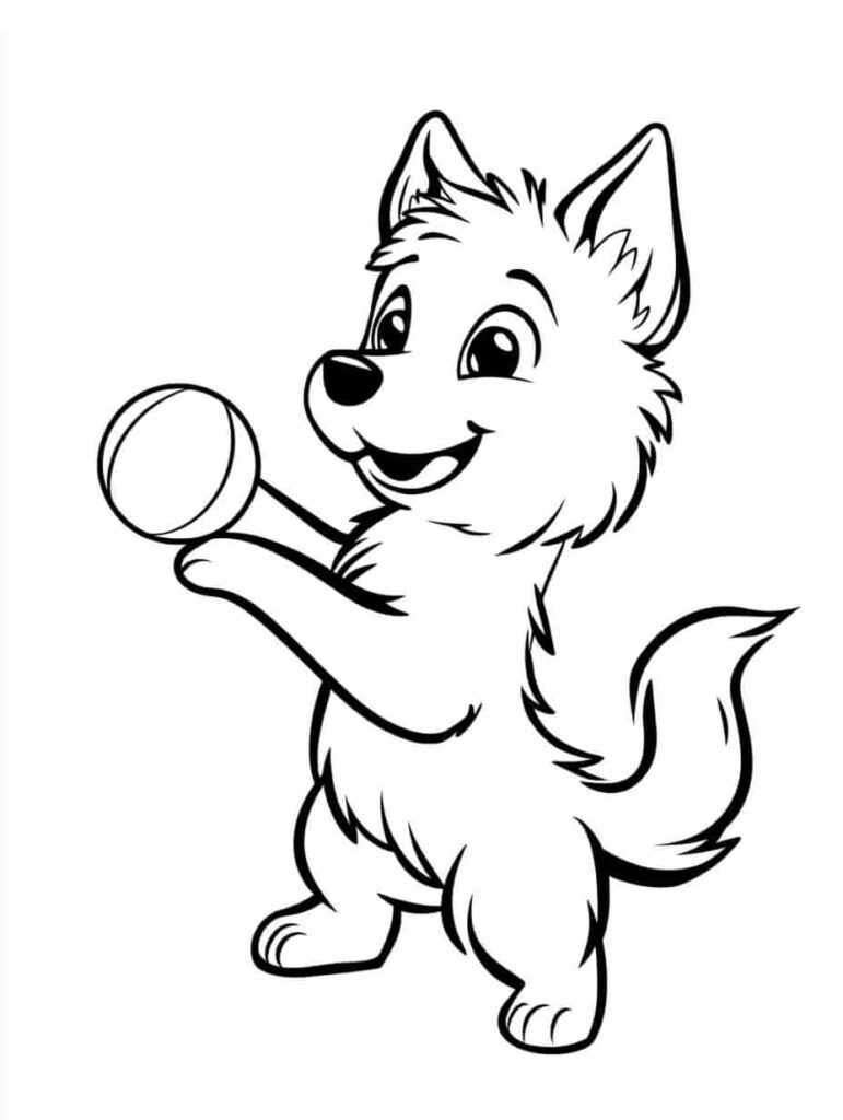Collection of 30+ printable husky coloring pages - Coloringpagesforkids.net