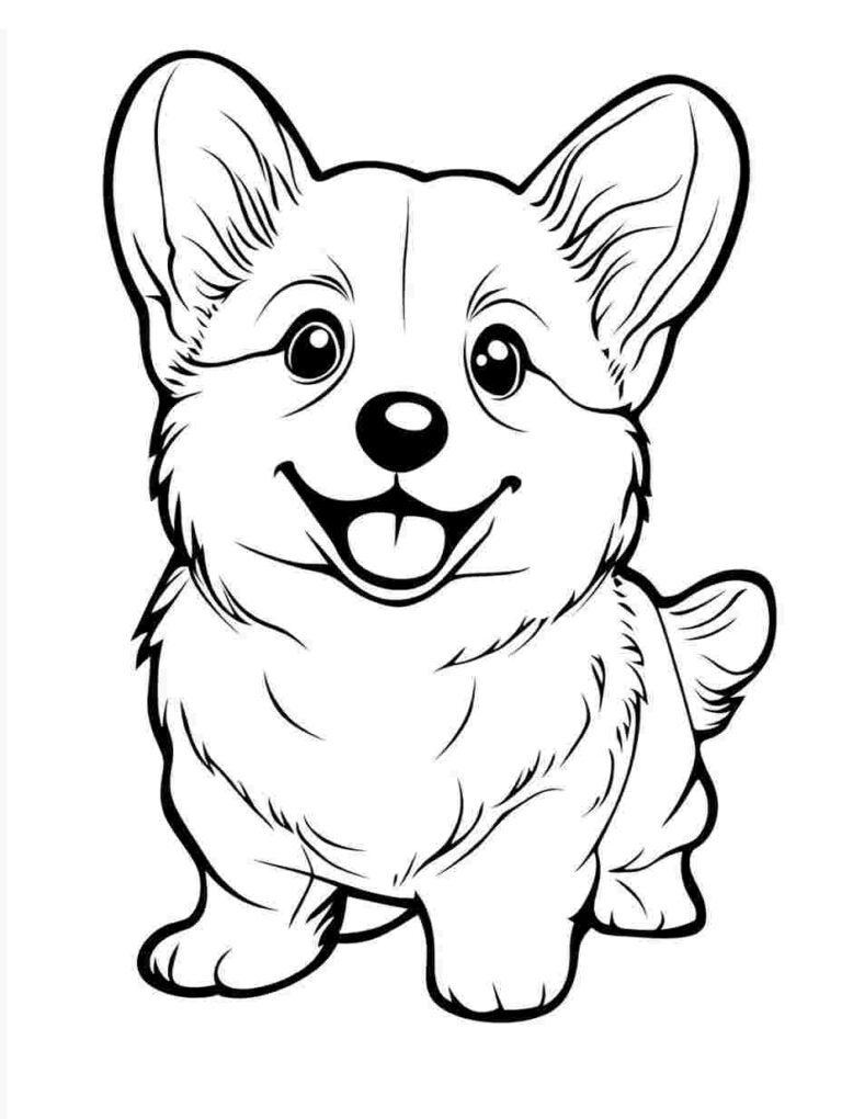 Explore 20+ Free Corgi Coloring Pages - Coloringpagesforkids.net