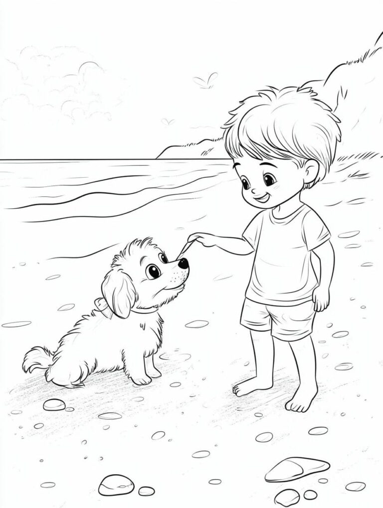 Amazing 30+ beach coloring pages for kids to try 🏖️🖍️ ...