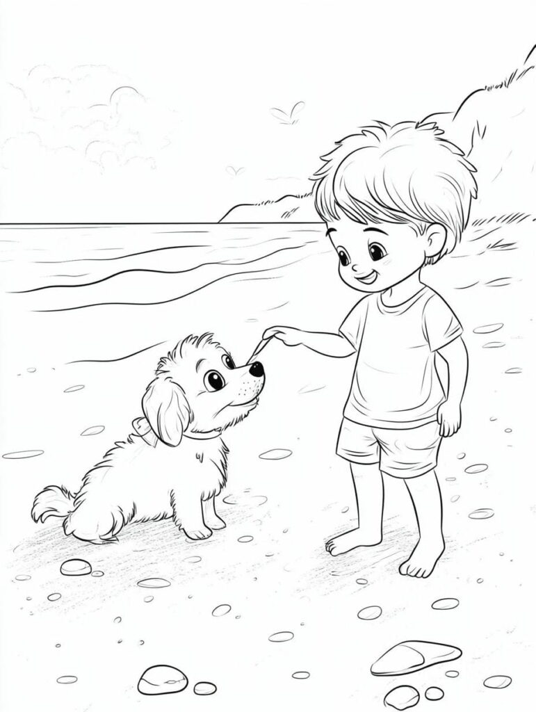 Amazing 30+ beach coloring pages for kids to try 🏖️🖍️ ...