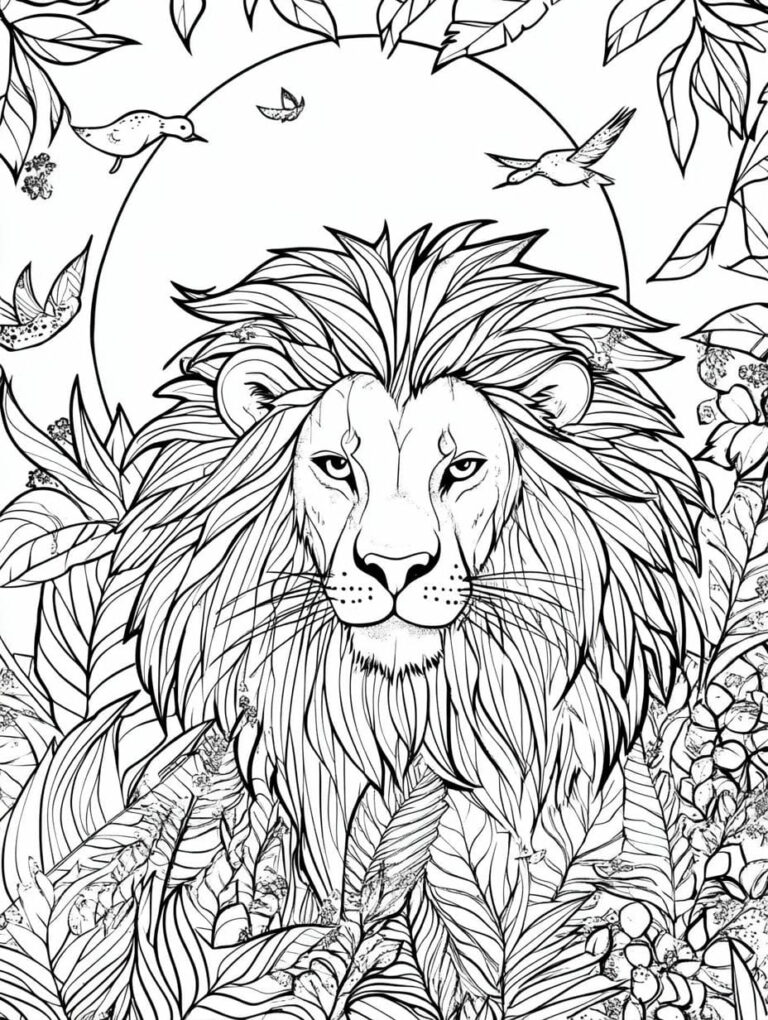 30+ wild jungle coloring pages for kids 🌴🎨 - Coloringpagesforkids.net