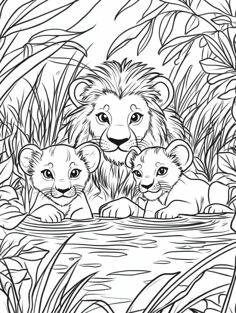 30+ wild jungle coloring pages for kids 🌴🎨 - Coloringpagesforkids.net