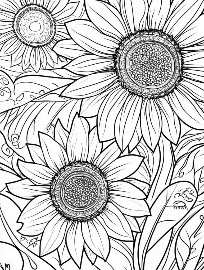 20+ halaman mewarnai bunga matahari gratis 🌻🎨 - Coloringpagesforkids.net