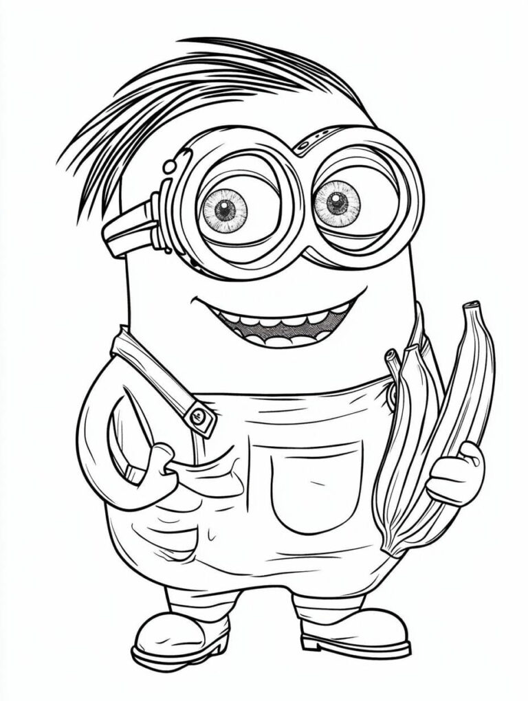 Discover 30 free download minion coloring pages for fun 😄🖍️ ...