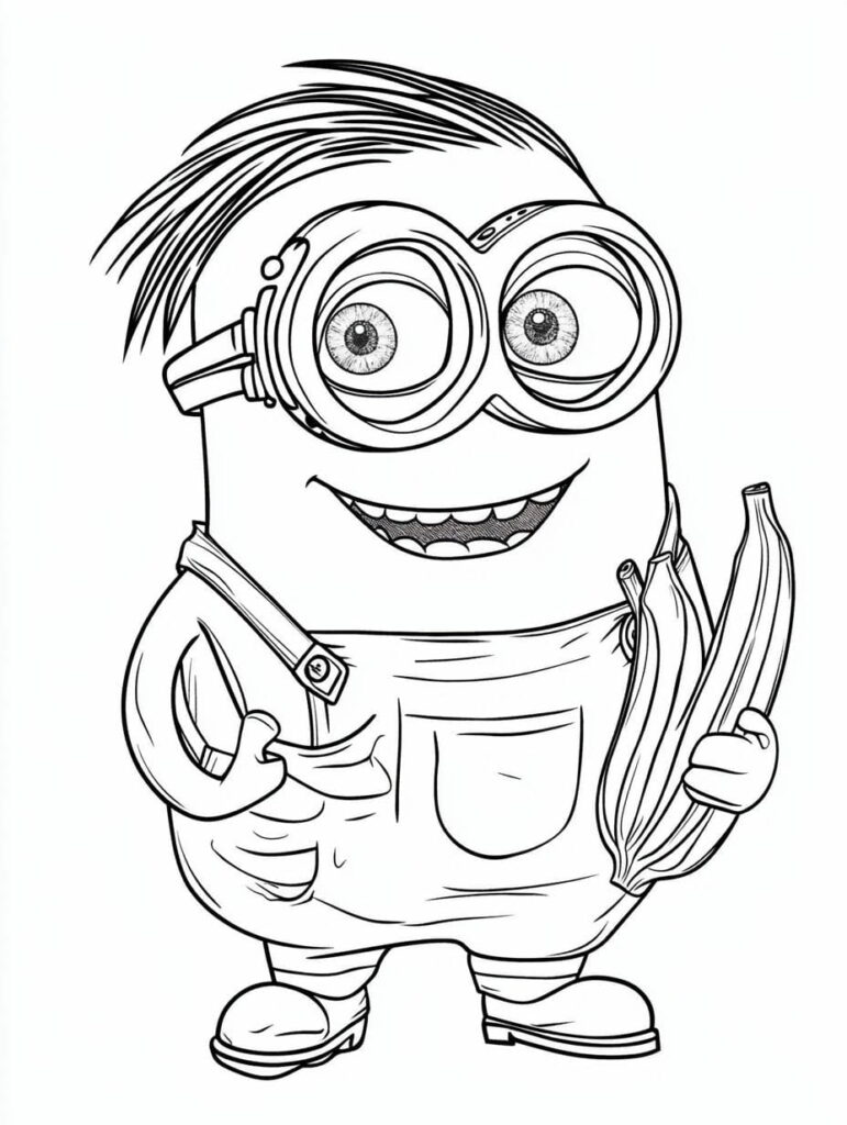 Discover 30 free download minion coloring pages for fun 😄🖍️ ...