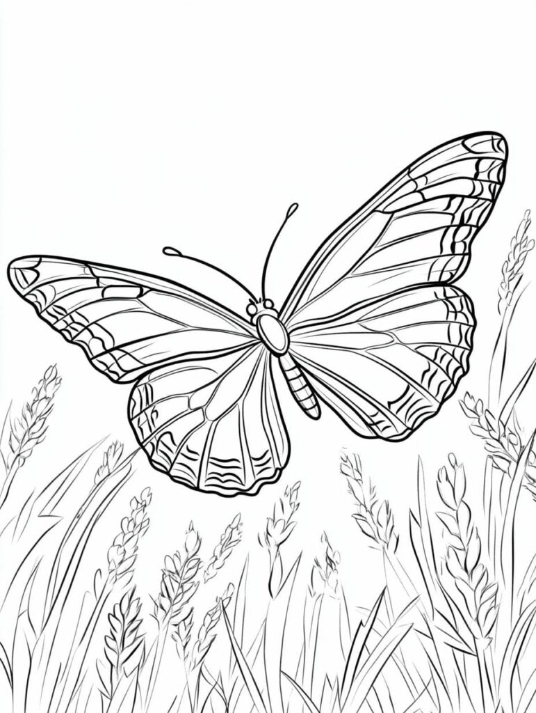 Top 40+ beautiful free butterfly coloring pages to download 🎨🦋 ...