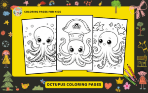 20+ Free PDF Octopus Coloring Pages 🎨🐙 - Coloringpagesforkids.net