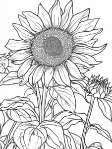 20+ halaman mewarnai bunga matahari gratis 🌻🎨 - Coloringpagesforkids.net