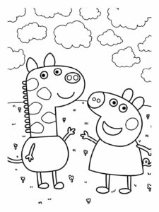Ponad 30 kolorowanek Peppy Pig do wydrukowania w formacie PDF 🎨🐷 ...