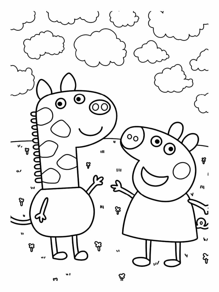 Ponad 30 kolorowanek Peppy Pig do wydrukowania w formacie PDF 🎨🐷 ...