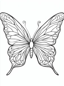Top 40+ beautiful free butterfly coloring pages to download 🎨🦋 ...