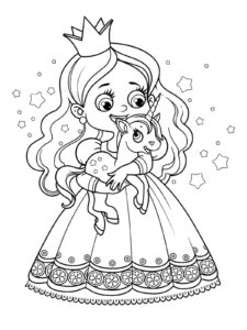 40+ Magical Princess Coloring Pages for Kids 👑🏰 - Coloringpagesforkids.net