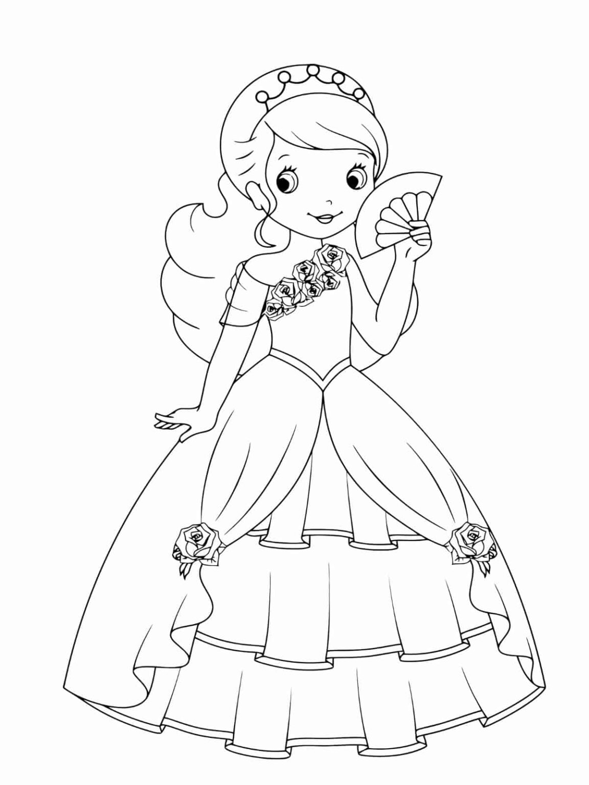 40+ Magical Princess Coloring Pages for Kids 👑🏰 - Coloringpagesforkids.net