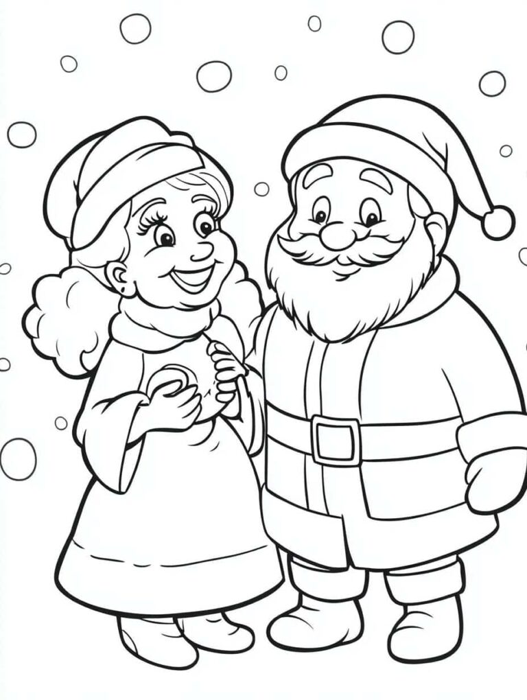 Explore 25+ Fun Santa Coloring Pages 🎅🤶 - Coloringpagesforkids.net