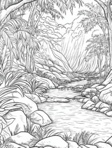 30+ wild jungle coloring pages for kids 🌴🎨 - Coloringpagesforkids.net