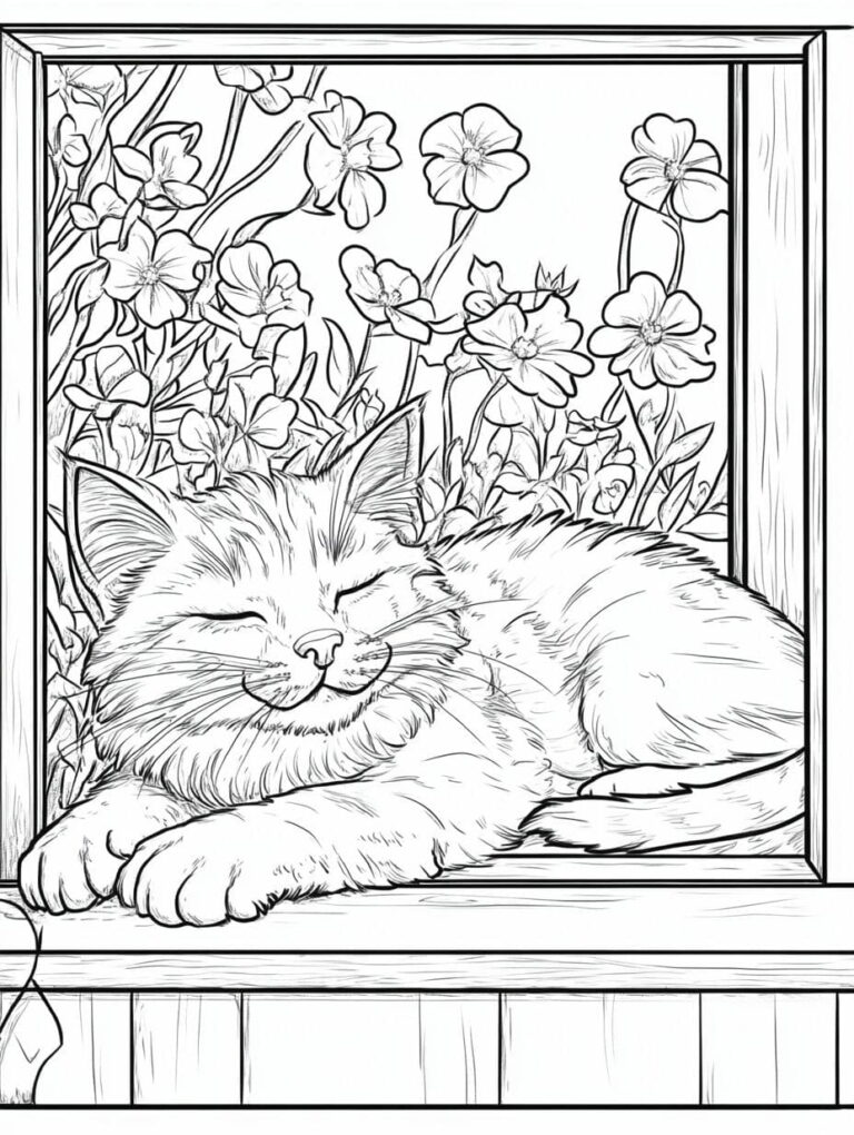 Best 50+ Free Printable Cat Coloring Pages For Kids 🐱🎨 ...