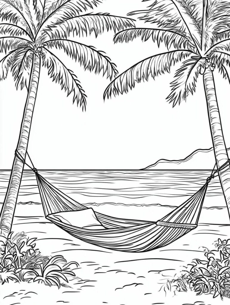 Amazing 30+ beach coloring pages for kids to try 🏖️🖍️ ...