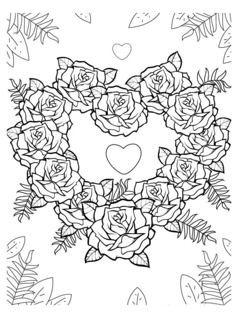 Explore 20+ rose coloring pages 🌹🎨 - Coloringpagesforkids.net