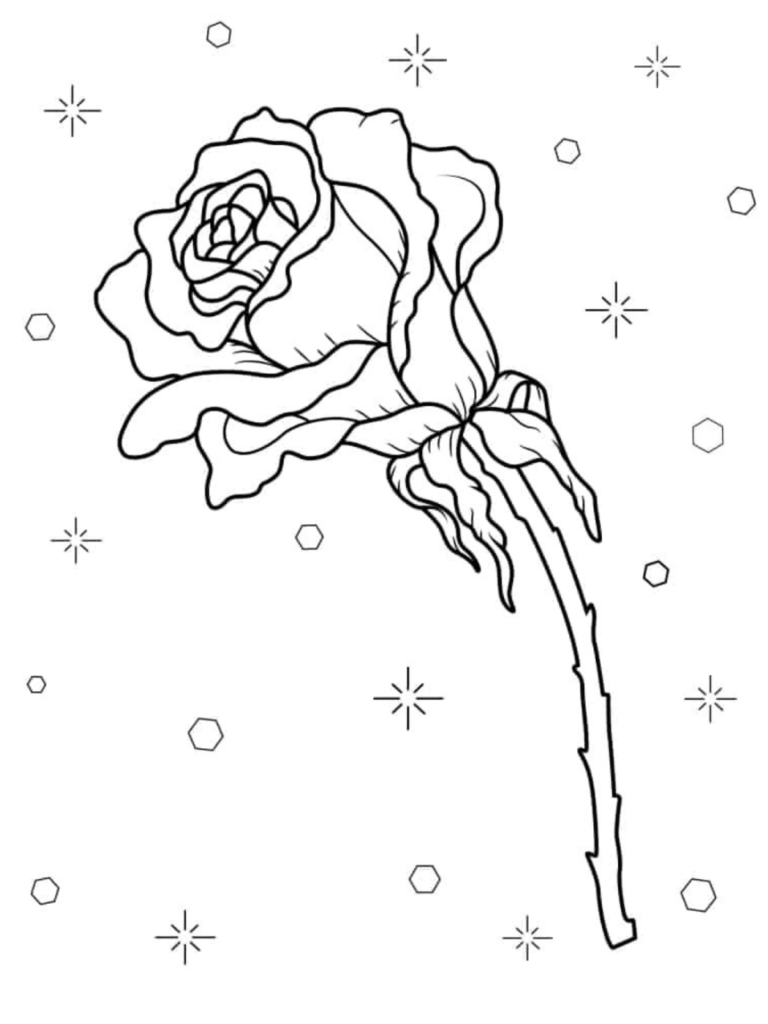 Explore 20+ rose coloring pages 🌹🎨 - Coloringpagesforkids.net