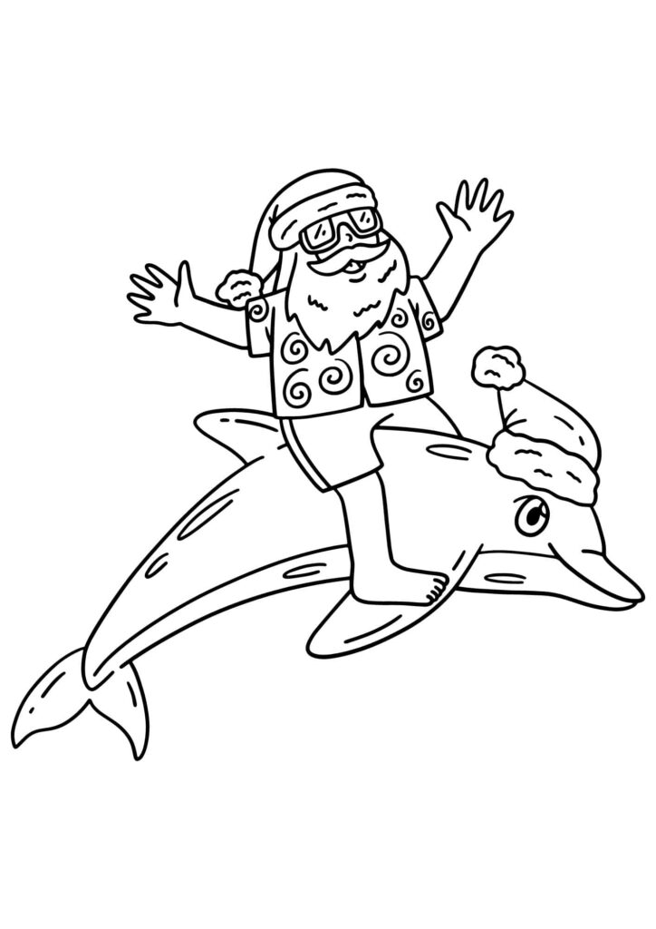 Jelajahi 25+ Halaman Mewarnai Santa yang Menyenangkan 🎅🤶 ...