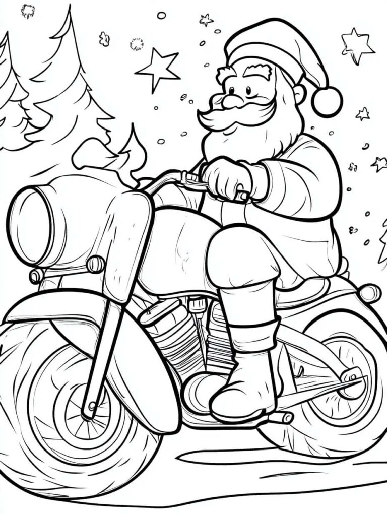 Explore 25+ Fun Santa Coloring Pages 🎅🤶 - Coloringpagesforkids.net