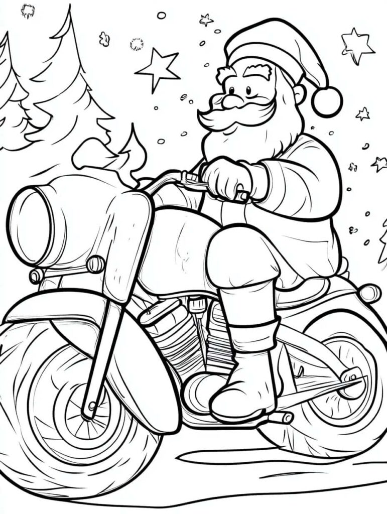 Explore 25+ Fun Santa Coloring Pages 🎅🤶 - Coloringpagesforkids.net