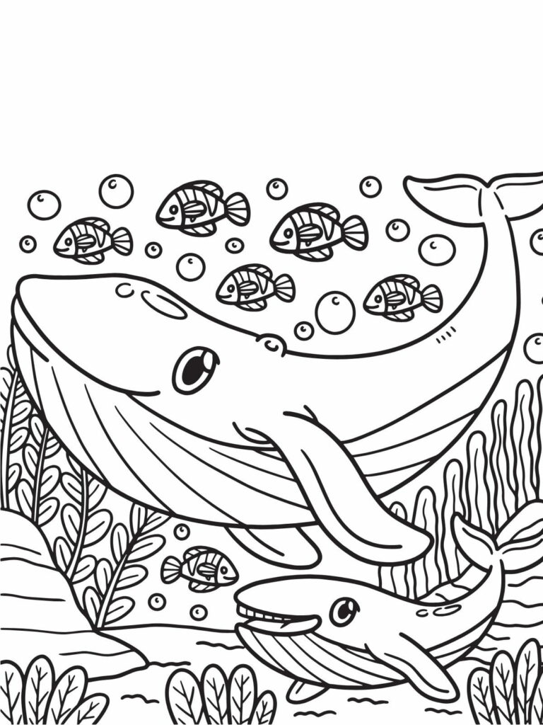 Top 20+ sea animals coloring pages for kids - Coloringpagesforkids.net