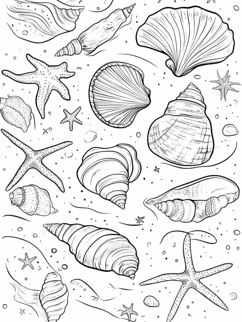 Amazing 30+ beach coloring pages for kids to try 🏖️🖍️ ...