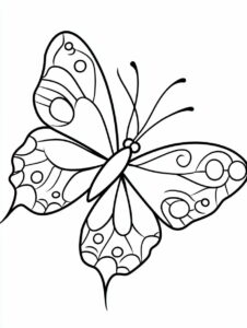 Top 40+ beautiful free butterfly coloring pages to download 🎨🦋 ...