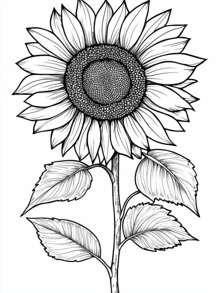 20+ halaman mewarnai bunga matahari gratis 🌻🎨 - Coloringpagesforkids.net