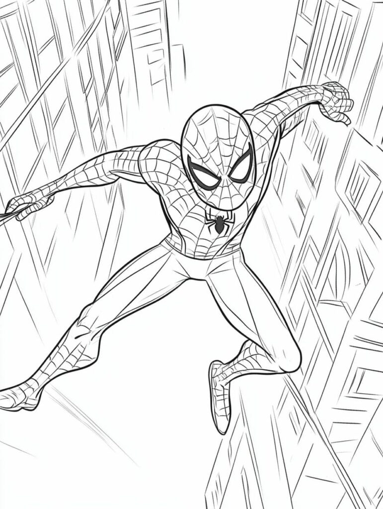 Oltre 20 pagine da colorare di Spider Man per bambini 🕷️🦸‍♂️ ...