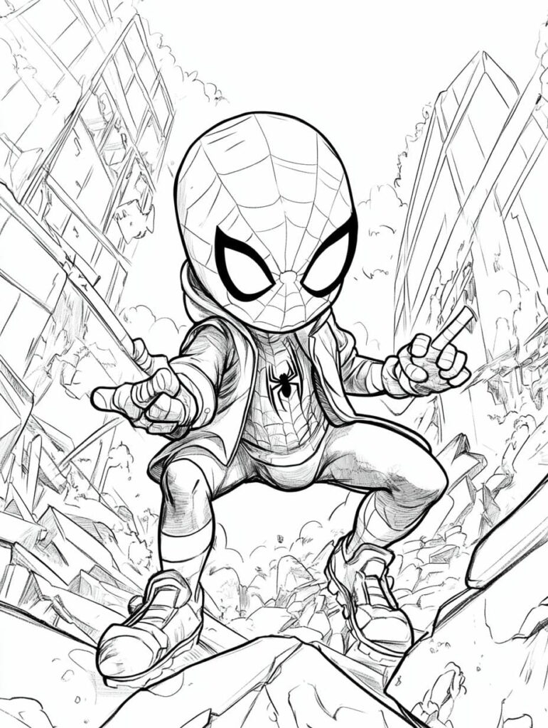 Oltre 20 pagine da colorare di Spider Man per bambini 🕷️🦸‍♂️ ...