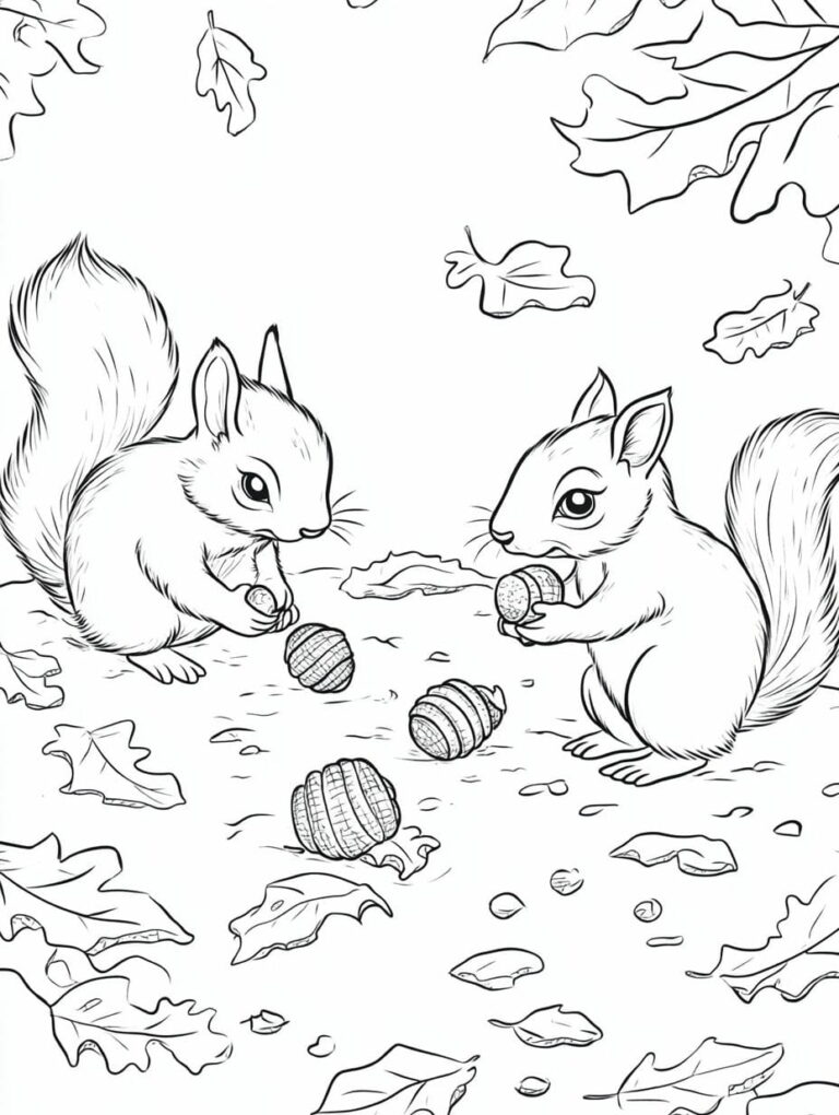 Cozy fall coloring pages for kids 🍂🎨 - Coloringpagesforkids.net