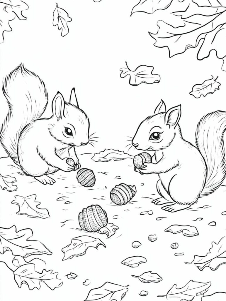 Cozy fall coloring pages for kids 🍂🎨 - Coloringpagesforkids.net