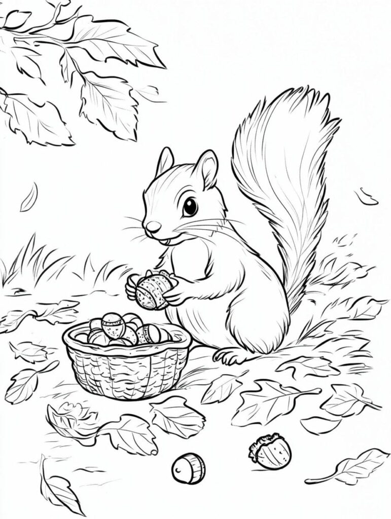 Cozy fall coloring pages for kids 🍂🎨 - Coloringpagesforkids.net